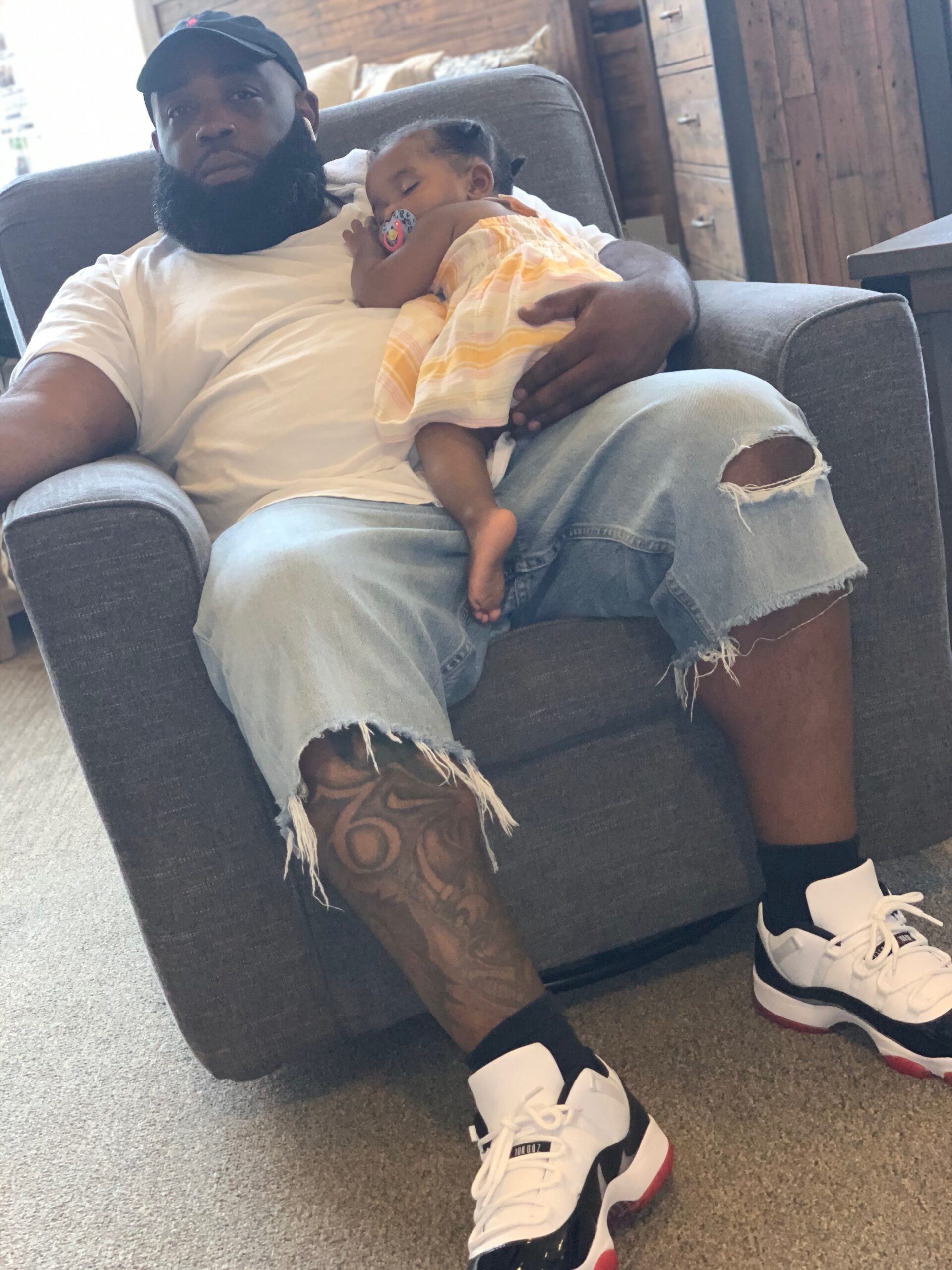 Marcus Boston says “Being a father is a gift from good and a blessing ...